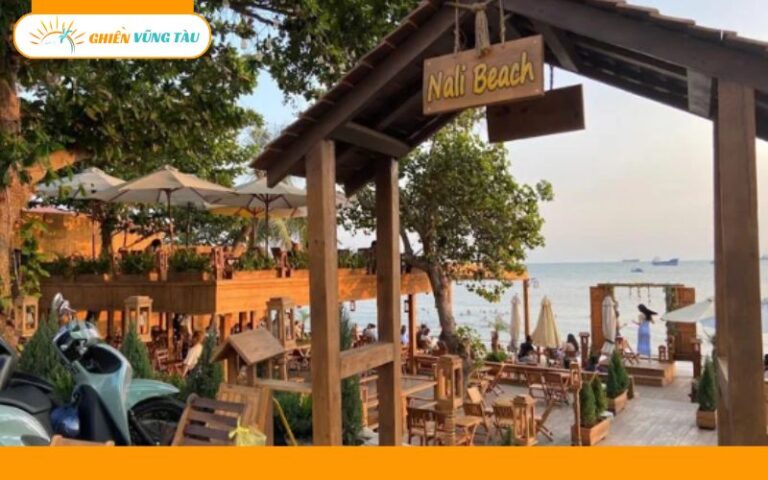 Review quán cà phê Nali Beach - View biển Vũng Tàu siêu chill - Ghiền ...