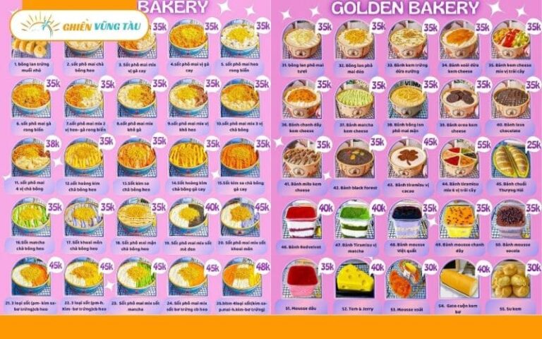 Review mới nhất về tiệm Golden Bakery Vũng Tàu siêu HOT - Ghiền Vũng Tàu